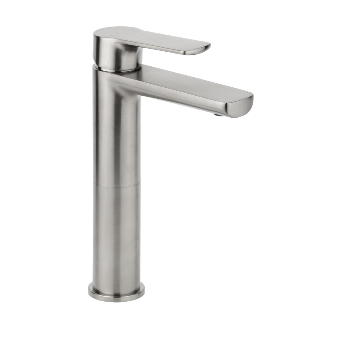 (D) Alano Basin Mixer Extended - Brushed Nickel | (NZ) ABI Bathrooms ...