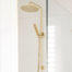 Finley Shower Rail Set - Brushed Brass | (NZ) ABI Bathrooms & Interiors