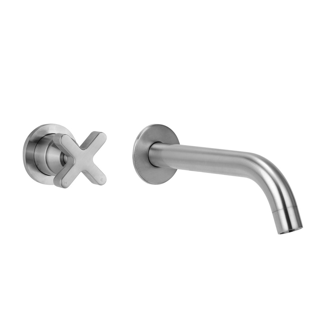 Cross Progressive Mixer & Spout Set - Brushed Nickel | (NZ) ABI ...