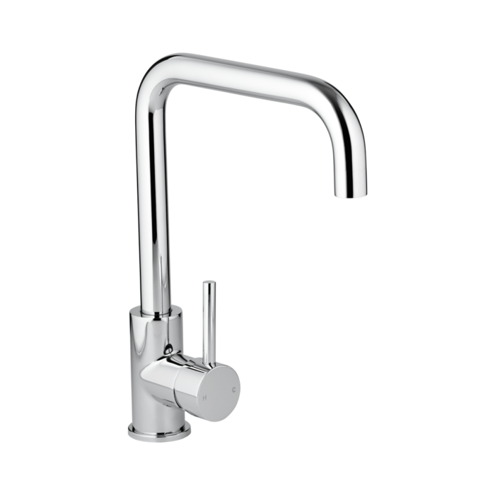 Eden Square Kitchen Mixer - Brushed Nickel | (NZ) ABI Bathrooms & Interiors