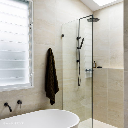 Finley Shower Rail Set - Brushed Gunmetal | (NZ) ABI Bathrooms & Interiors