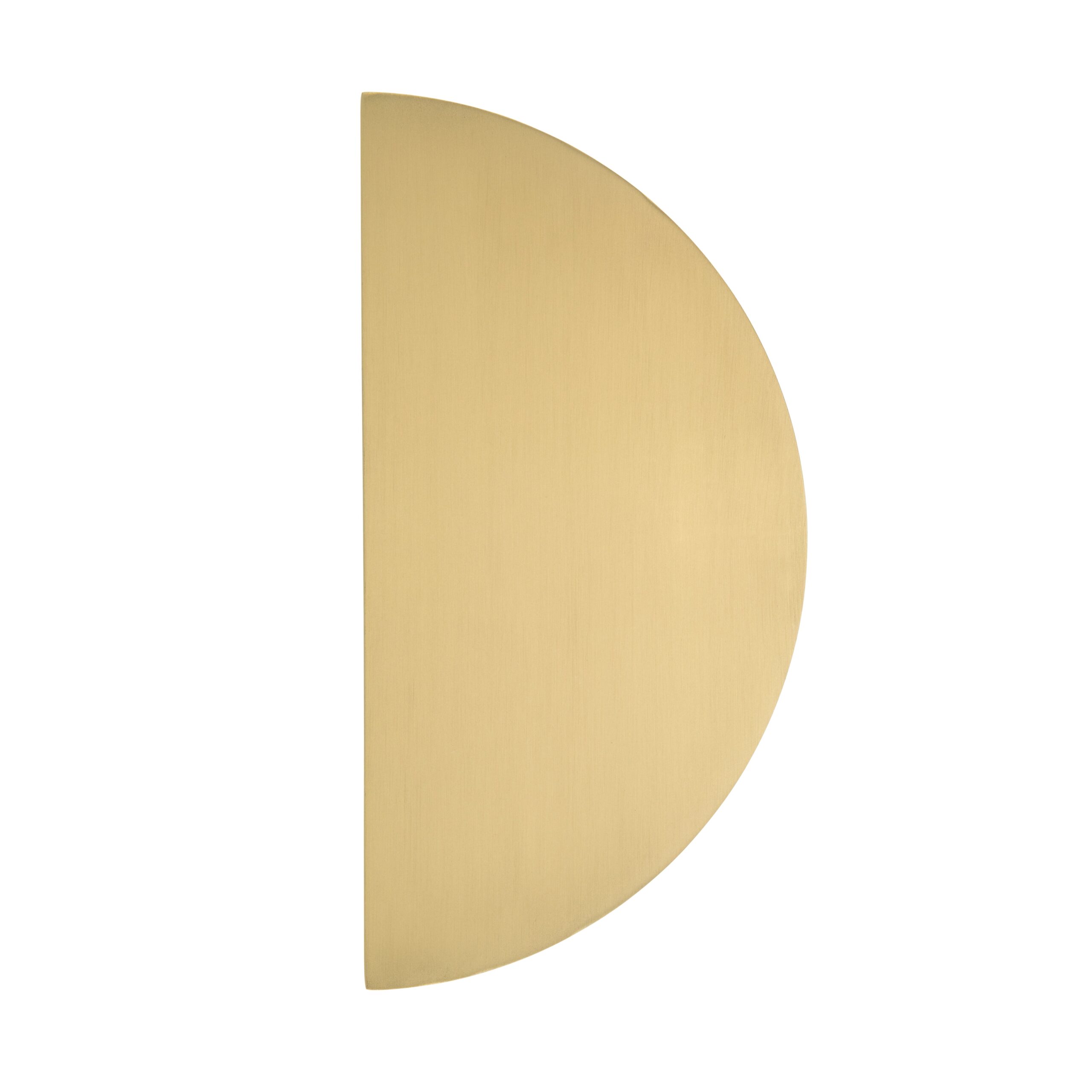 Imes Half Moon Entry Door Pull - Brushed Brass | (NZ) ABI Bathrooms ...