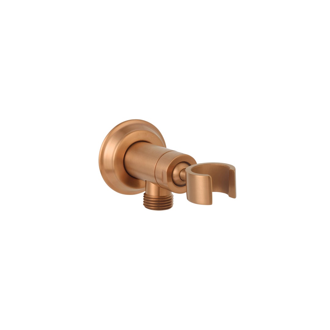 Kingsley Hand Shower Holder and BP - Brushed Copper | (NZ) ABI ...