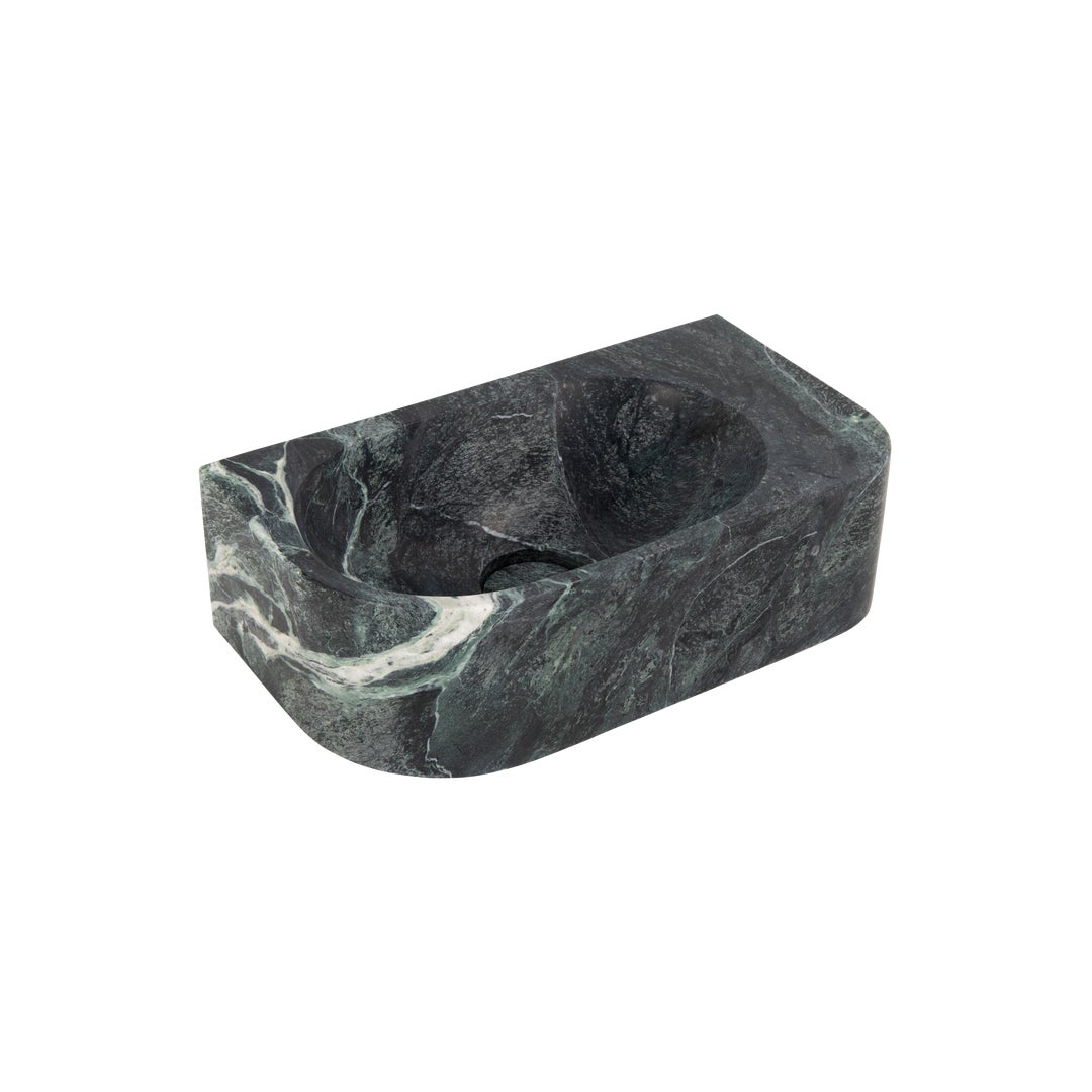 Pedra Wall-Hung Basin 400mm - Verde Alpi Marble | (NZ) ABI Bathrooms ...