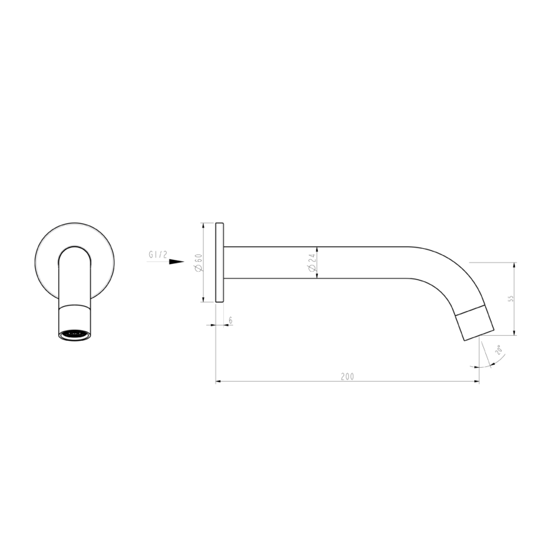 Barre Assembly Mixer & Spout Set -Matte Black | (NZ) ABI Bathrooms ...