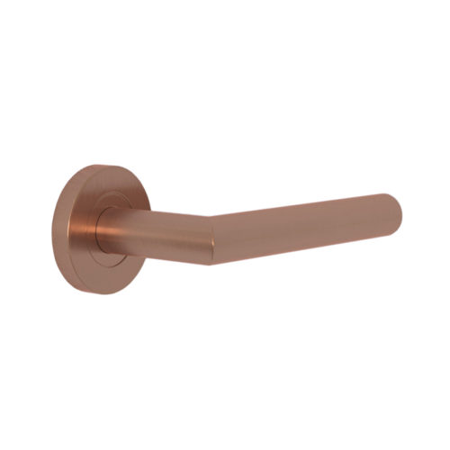 Davis Door Handle - Brushed Copper | (NZ) ABI Bathrooms & Interiors