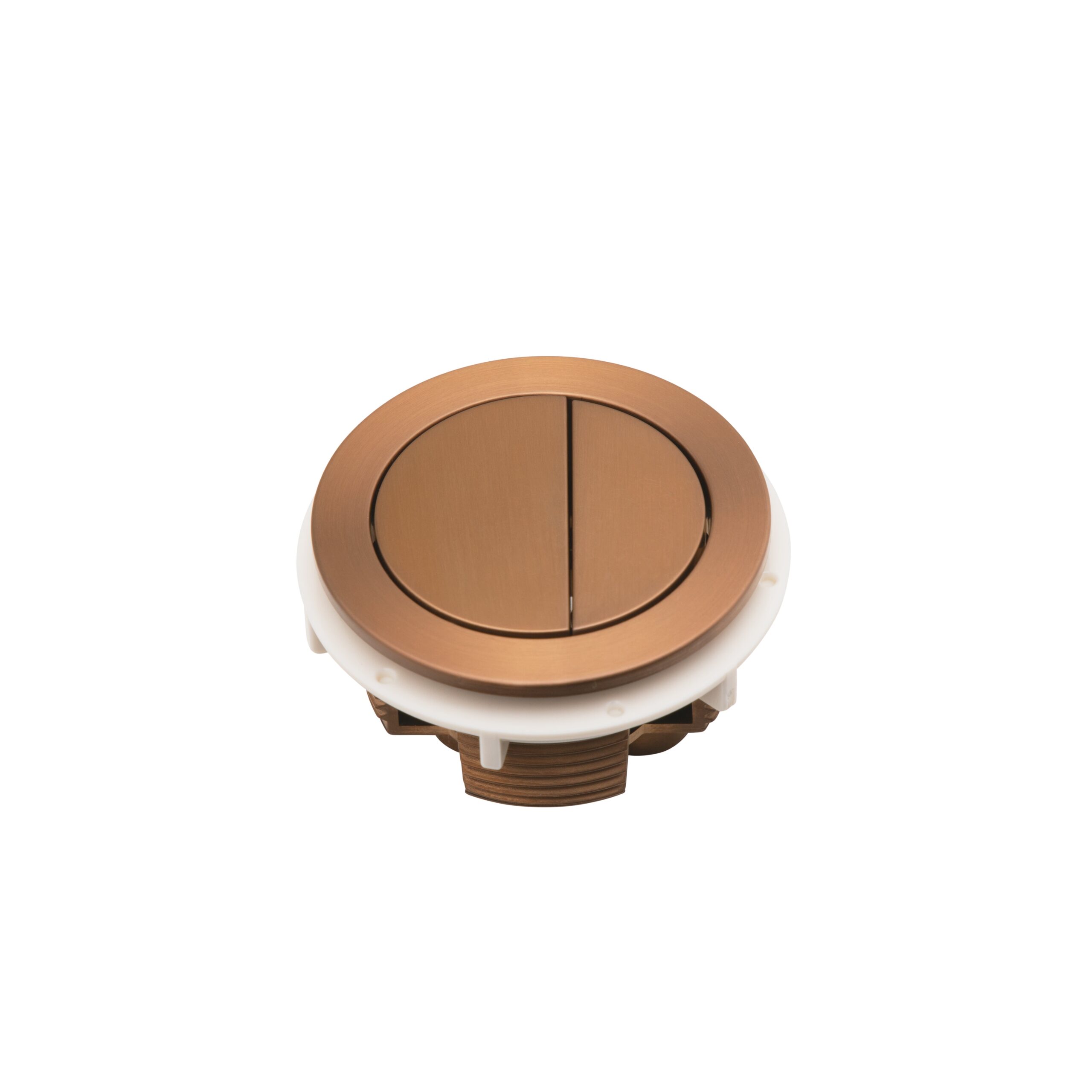 Toilet Flush Button - Brushed Copper | (NZ) ABI Bathrooms & Interiors