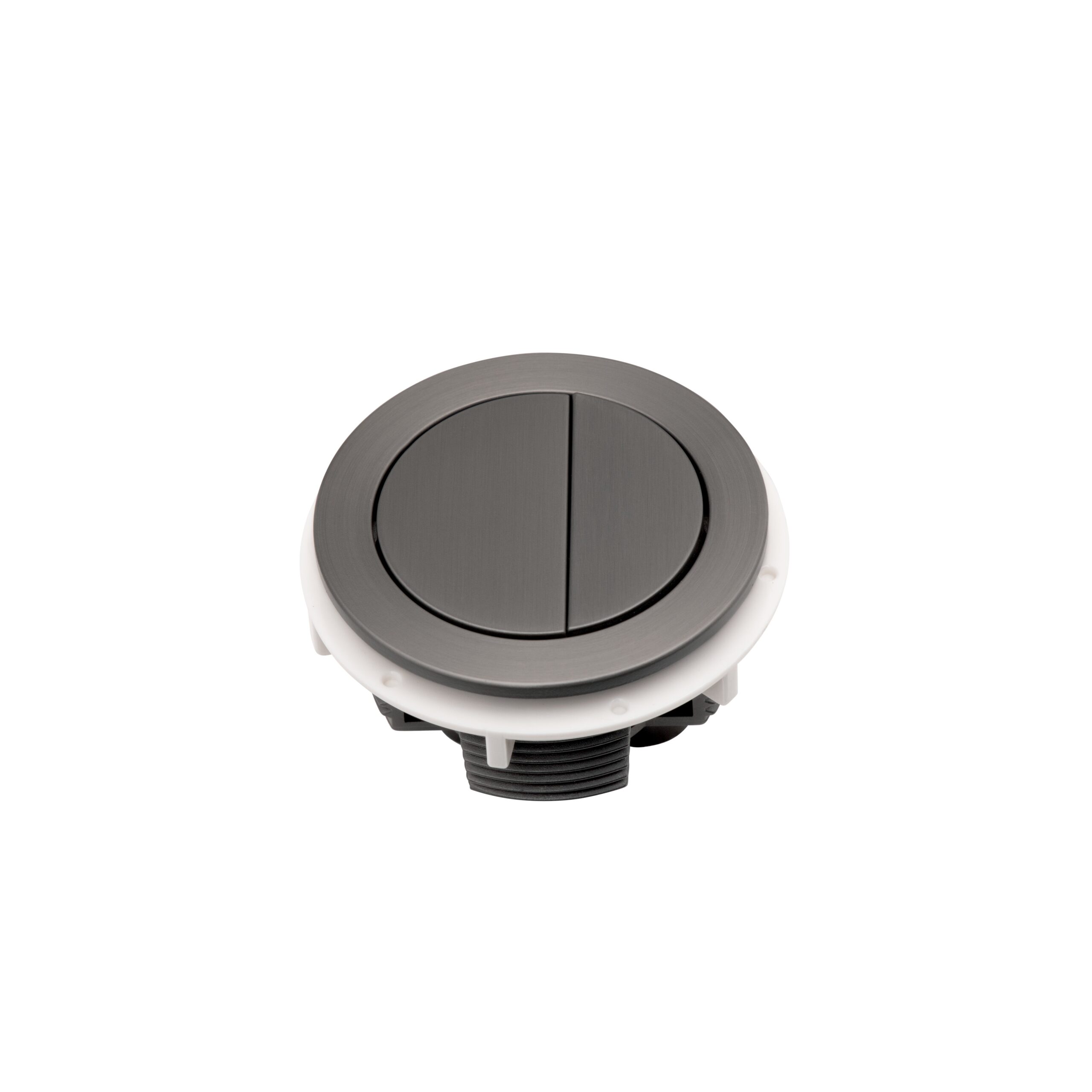 Toilet Flush Button - Brushed Gunmetal | (NZ) ABI Bathrooms & Interiors