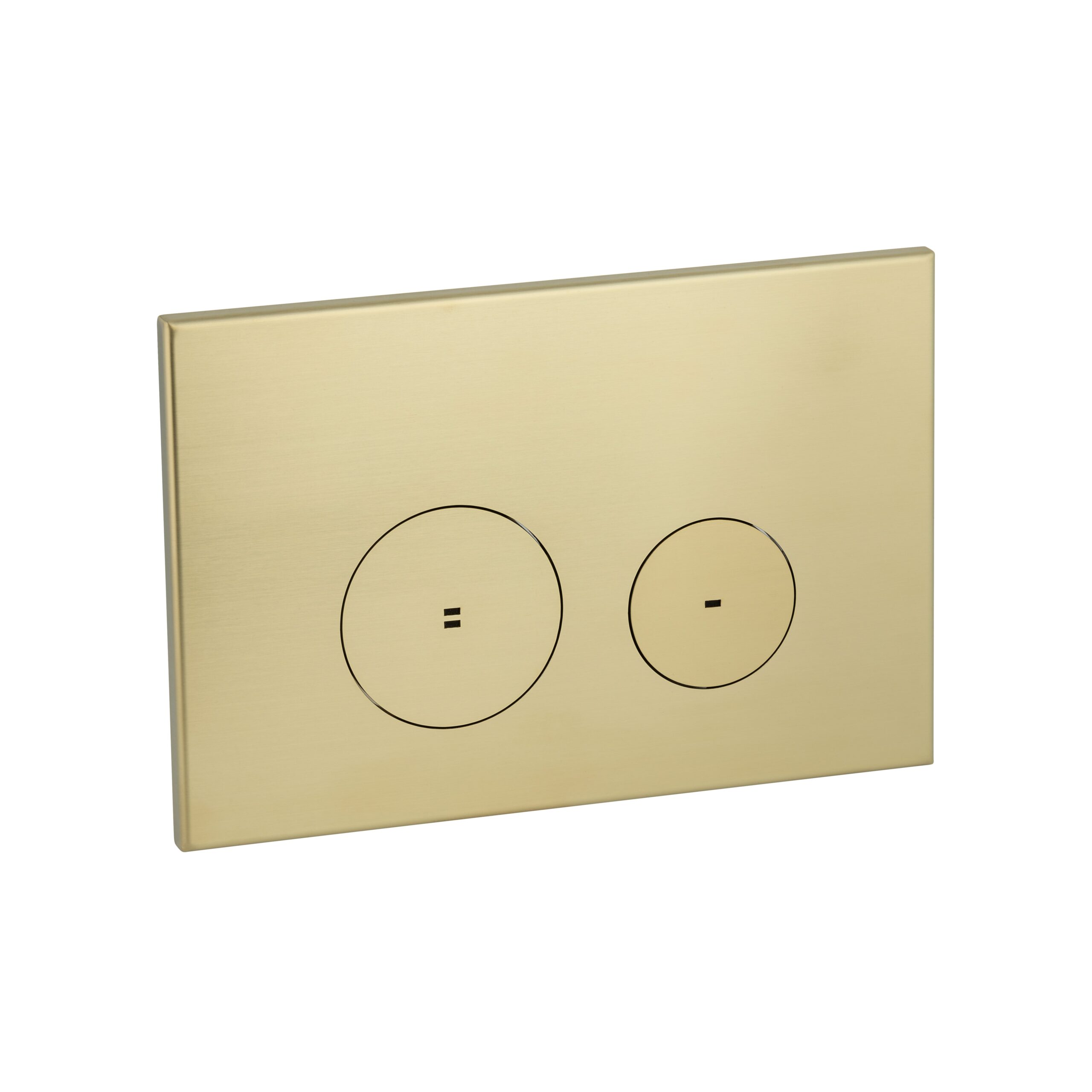 Zaaha Toilet Button & In-Wall Cistern - Brushed Brass | (NZ) ABI ...