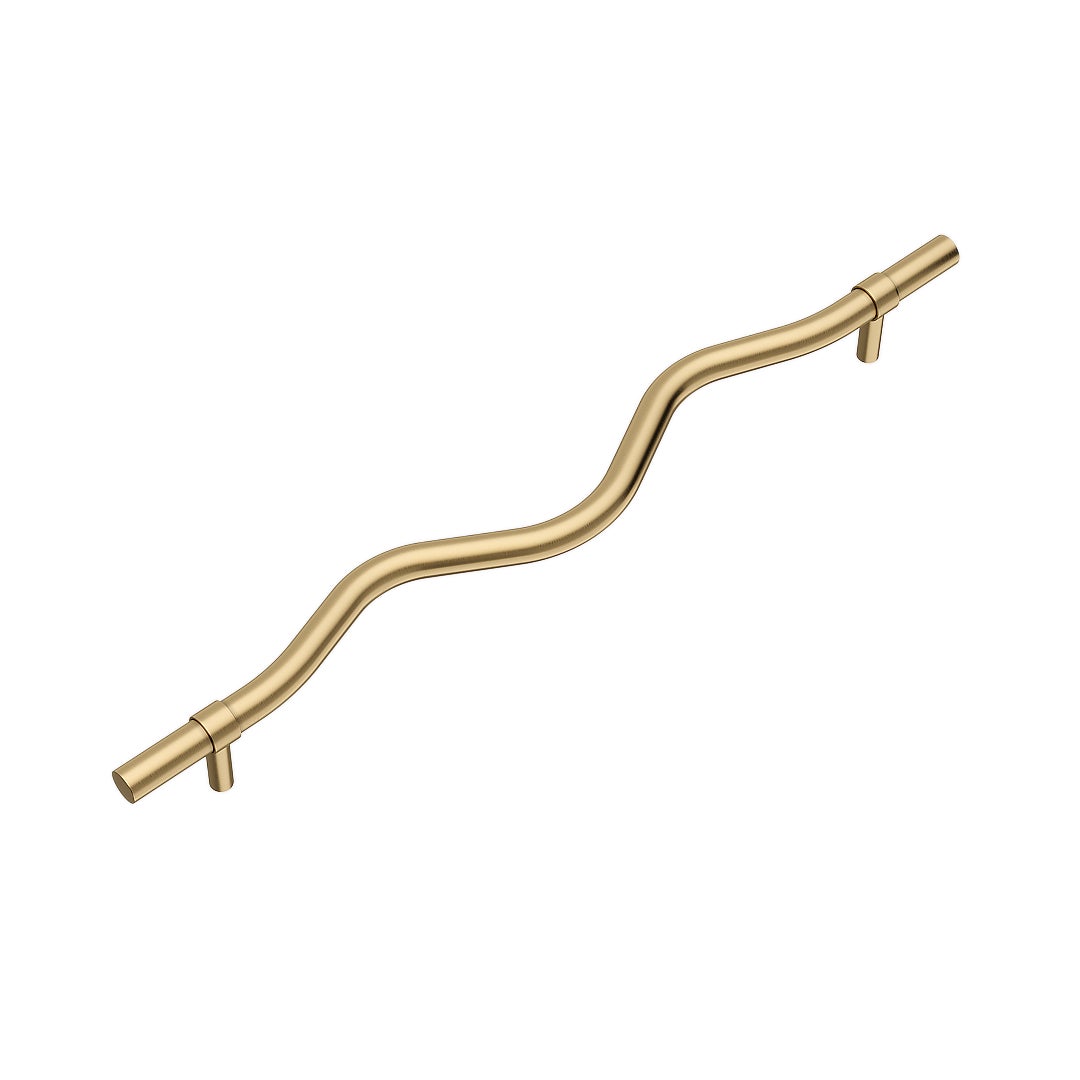 Ziggy Adjustable Cabinetry Pull 350mm - Brushed Brass | (NZ) ABI ...