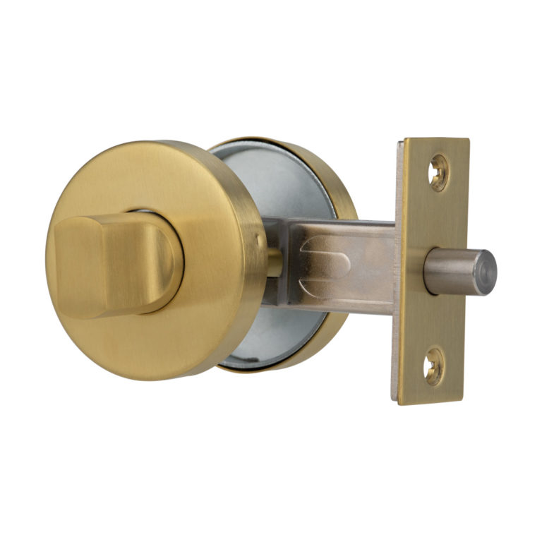 Dion Privacy Snib lock - Brushed Brass | (NZ) ABI Bathrooms & Interiors