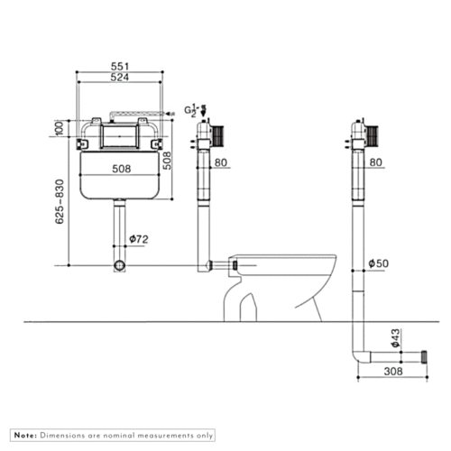 ABI In-Wall Toilet Cistern | (NZ) ABI Bathrooms & Interiors