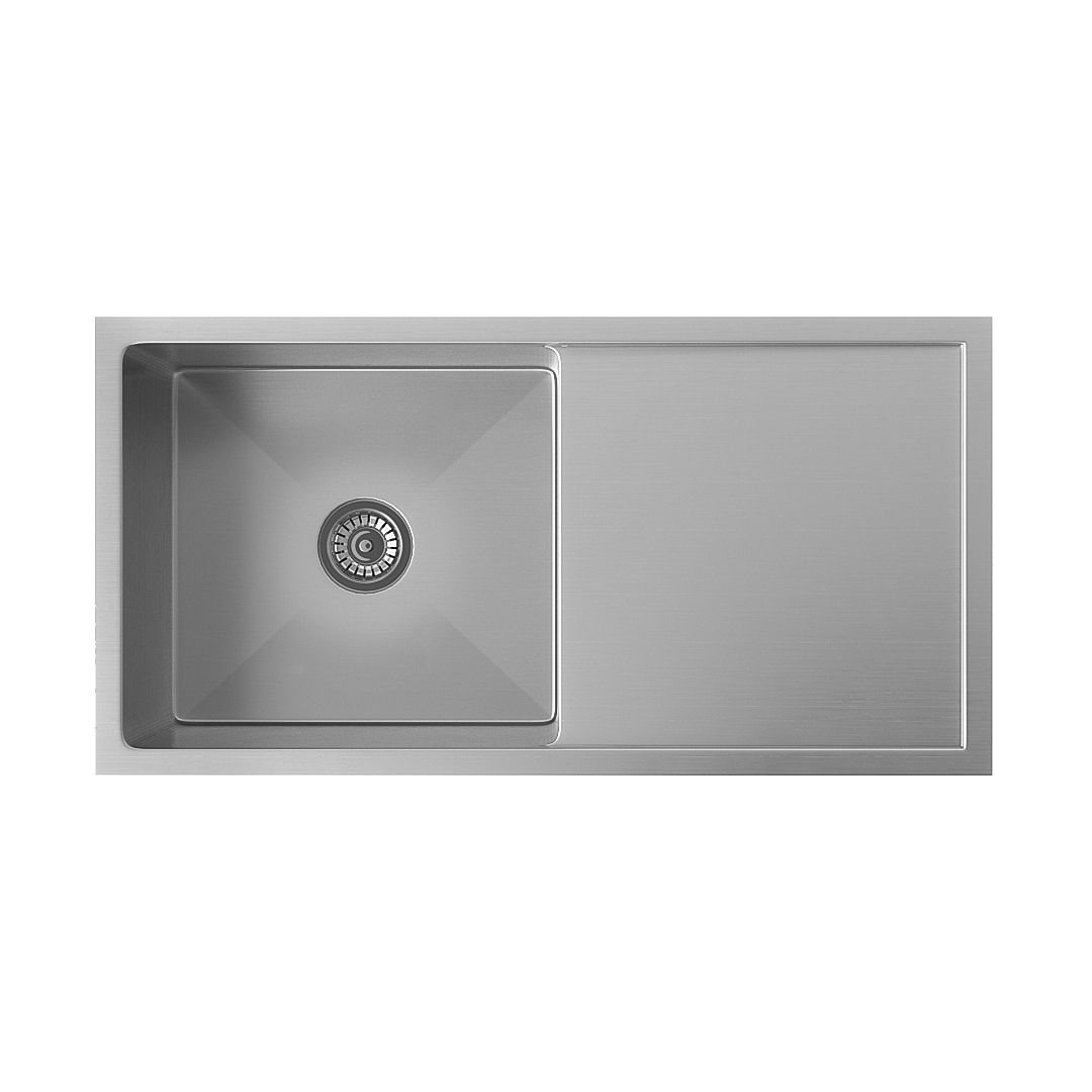 Jai Kitchen Sink Single 880mm - Stainless Steel (Overflow) | (NZ) ABI ...