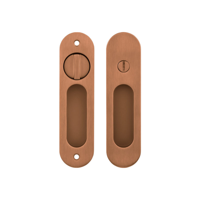 Copper Door Handles | Brushed Copper Door Handles | ABI Interiors NZ