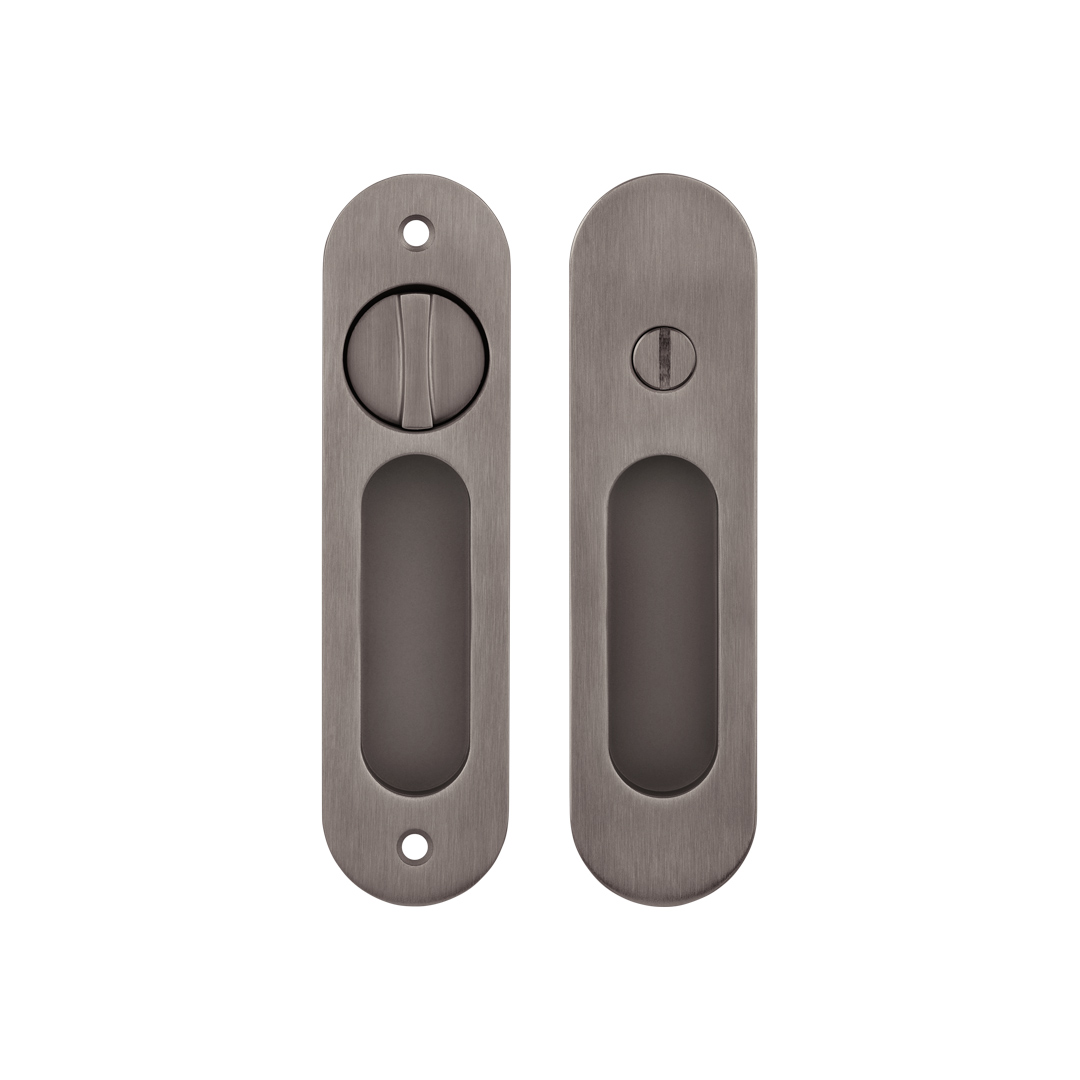Leroy Sliding Door Privacy Set - Brushed Gunmetal | (NZ) ABI Bathrooms ...