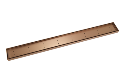 Pixi Shower Channel Waste - Tile Insert - Brushed Copper - 900mm | ABI ...