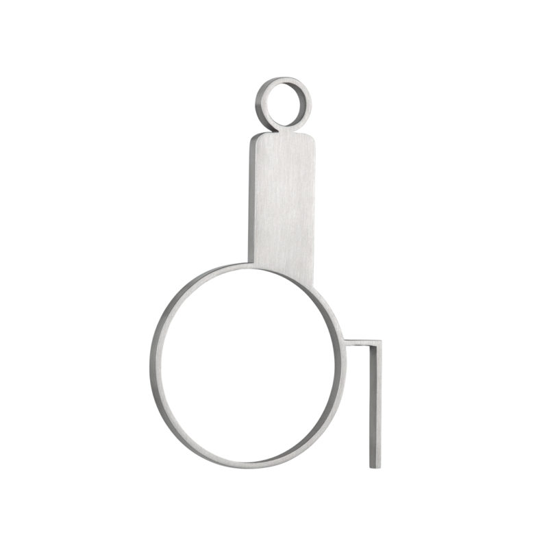 Accessible Restroom Sign - 120mm - Stainless Steel | (NZ) ABI Bathrooms ...