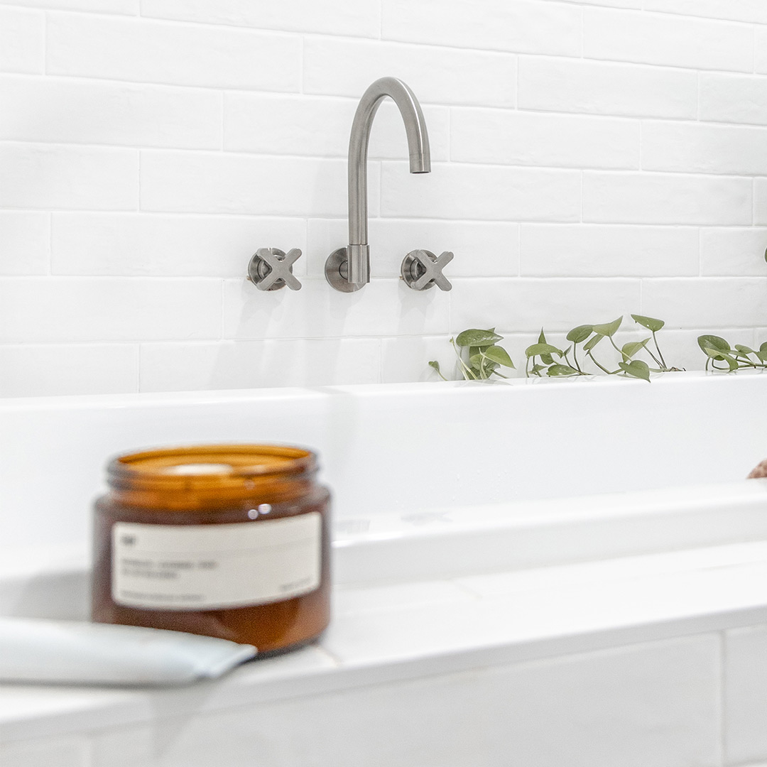 Cross - Assembly Taps - Brushed Nickel | (NZ) ABI Bathrooms & Interiors