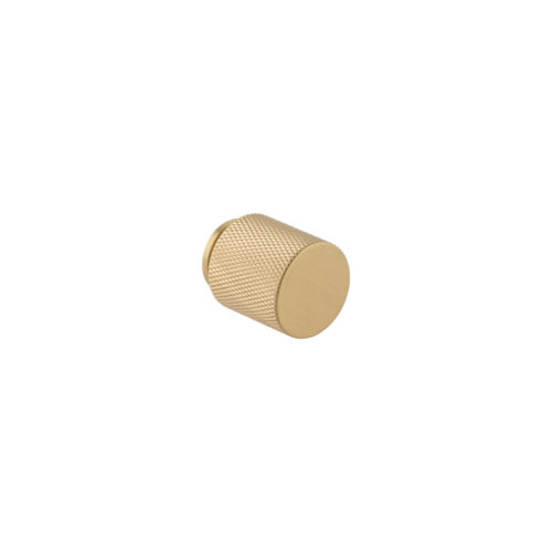 Tezra Textured Cabinetry Knob - Brushed Brass | (NZ) ABI Bathrooms ...