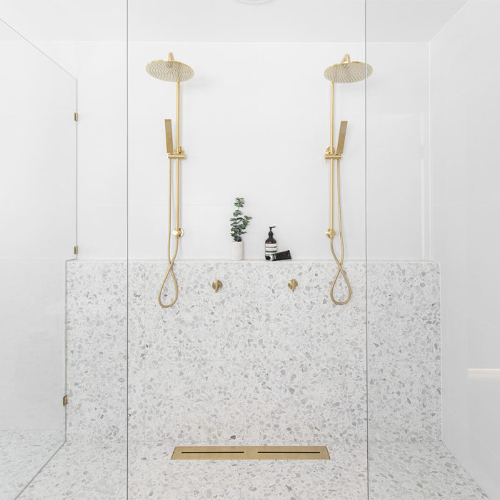Harper Shower Channel Waste 900mm - Brushed Brass | (NZ) ABI Bathrooms ...